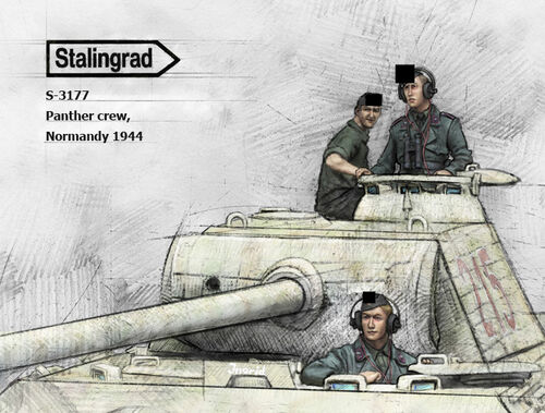 Stalingrad 3177 Panther crew, Normandy 1944