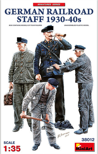 MiniArt 38012 German Railroad Staff 1930-40s