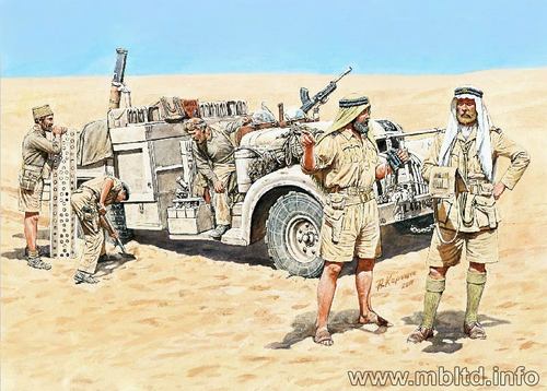Master Box 3598 British LRDG (Long Range Desert Group) in North Africa (1941-1943)