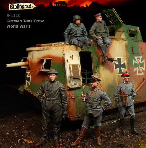 Stalingrad 1110 German Tank Crew, WWI Big Set