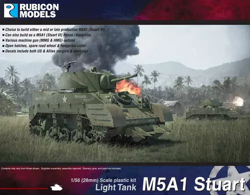 Rubicon Models 280023 M5A1 Stuart / M5A1 Recce