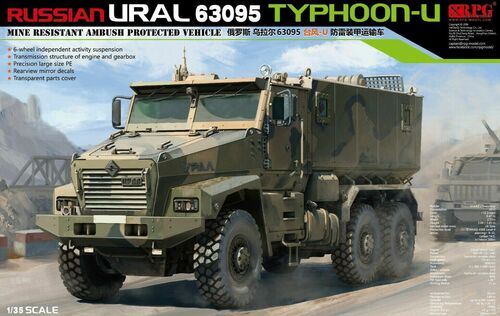 RPG-MODEL 35008 Russian URAL 63095 TYPHOON-U Mine Resistant Ambush Protected Vehicle