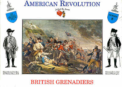 A Call To Arms 3208 British Grenadiers - American Revolutionary War 1775-1783 (16 figures)