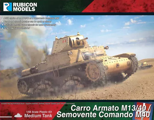 Rubicon Models 280095 Carro Armato M13/40 / Semovente Commando 40