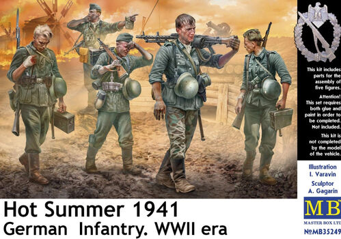 Master Box 35249 Hot Summer 1941 - German Infantry (5 Figures)