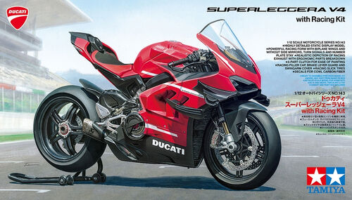 Tamiya 14143 Ducati Superleggera V4 With Racing Kit