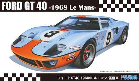Fujimi 12605 FORD GT40 LE MANS WINNER 1968