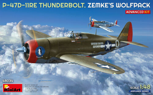 MiniArt 48034 Republic P-47 D-11RE Thunderbolt - Zemke's Wolfpack (Advanced Kit)