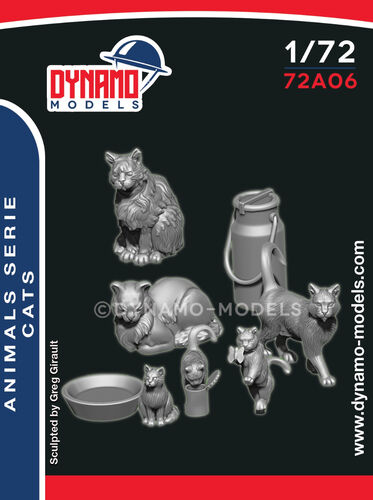 Dynamo-Models 72A06 Animals Serie - Cats