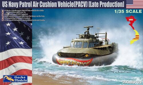Gecko Models 35GM0101 US Navy Patrol Air Cushion Vehicle (PACV) Late Production