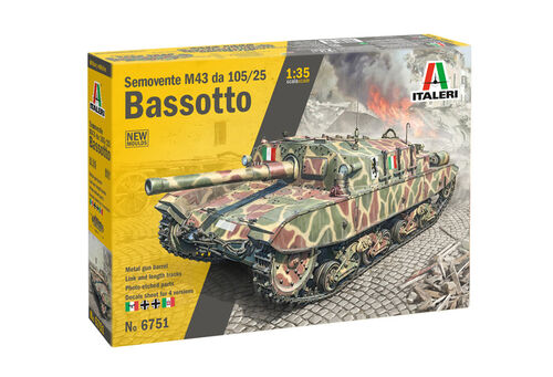 Italeri 6751 Semovente M43 da 105/25 Bassotto