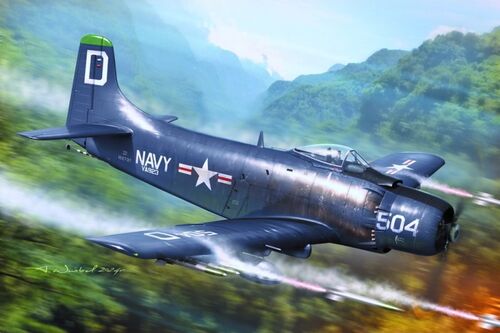 Sword 72151 AD-3 and 4 Skyraider over Korea