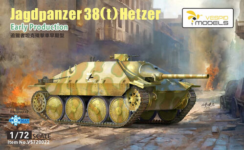 Vespid Models 720022 Jagdpanzer 38(t) Hetzer - Early Production