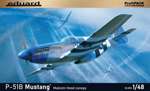 Eduard 82176 P-51B Mustang Malcolm Hood Canopy - The ProfiPACK Edition