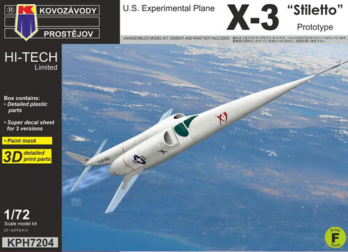 Kovozavody Prostejov KPH7204 U.S. Experimental Plane X-3 'Stiletto' Prototype