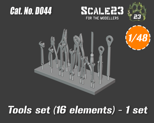 Scale23 48-D044 Tools set (16 elements) - 1 set