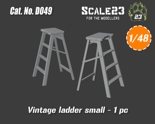 Scale23 48-D049 Vintage ladder small - 1 pc