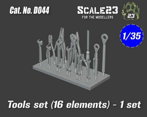 Scale23 35-D044 Tools set (16 elements) - 1 set