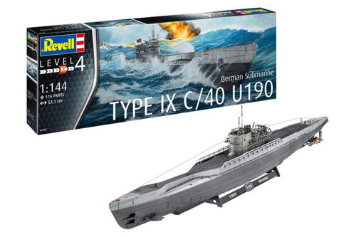 Revell 05167 German Submarine Type IX C/40 U190