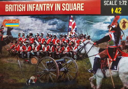 Strelets-R 28672 British Regular Infantry - in Square Napoleonic Wars (42 figures)