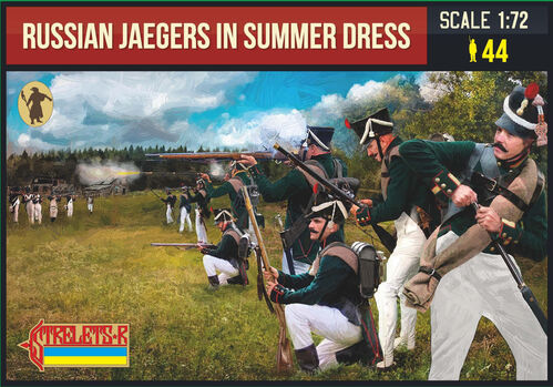 Strelets-R M28872 Russian Jaegers in Summer Dress - Napoleonic Wars (44 figures)