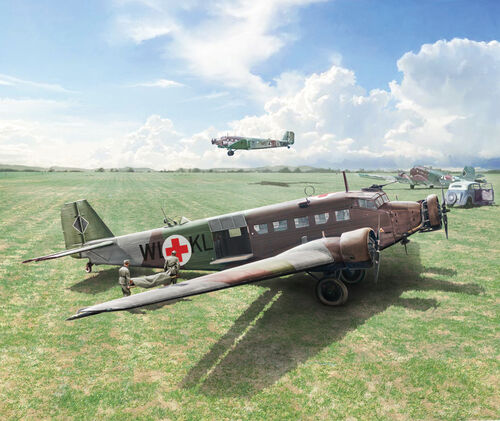 Italeri 0102 Junkers Ju-52/3m Tante Ju 3M