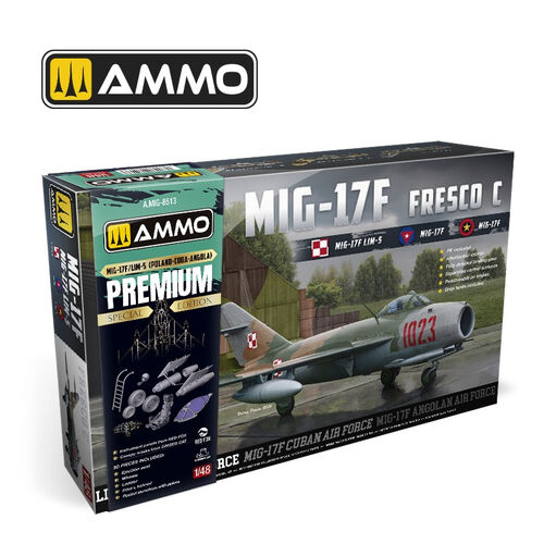 AMMO of Mig Jimenez 8513 MiG-17F / LIM-5 Fresco C Poland-Cuba-Angola - Limited Edition (Premium Special Edition)