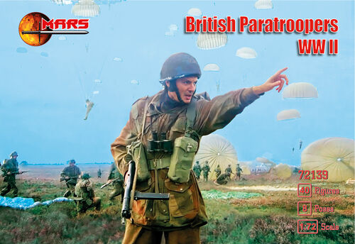 Mars 72139 British WWII Paratroopers (40 figures in 8 poses)