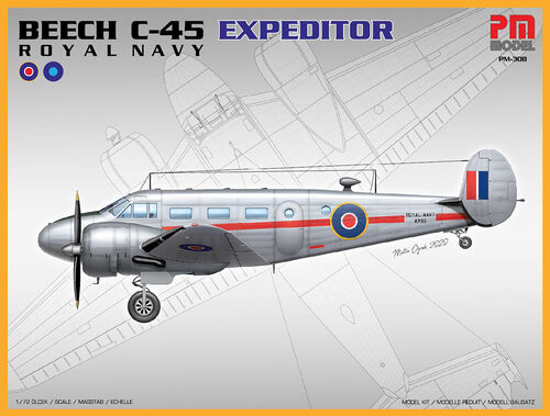 PM Model 308 Beech C-45 Expeditor - Royal Navy