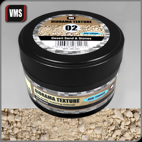 VMS DI07 Diorama Texture No. 2 Desert Sand And Stones (100ml)