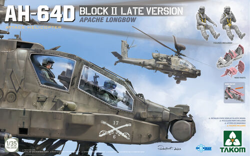 Takom 2608 AH-64D Attack Helicopter Apache Longbow Block II Late Version
