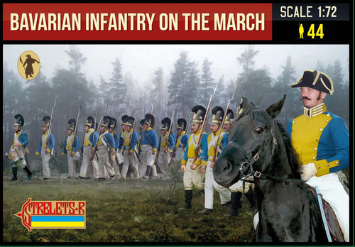 Strelets-R 27272 Bavarian Infantry on the March (Napoleonic Wars)
