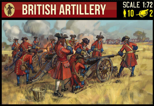 Strelets-R 24372 British Artillery (War of the Spanish Succession 1701-1714)