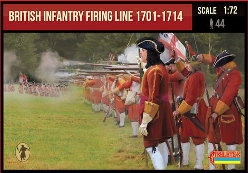 Strelets-R 23272 British Infantry Firing Line (War of the Spanish Succession 1701-1714)
