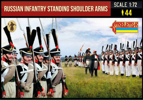 Strelets-R 21672 Russian Infantry Standing Shoulder Arms (Napoleonic Wars)