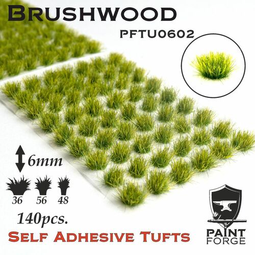 Paint Forge PFTU0602 Brushwood Grass Tufts 6mm