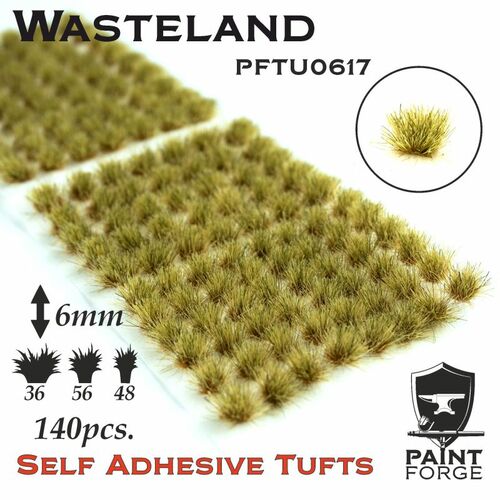Paint Forge PFTU0617 Wasteland Grass Tufts 6mm
