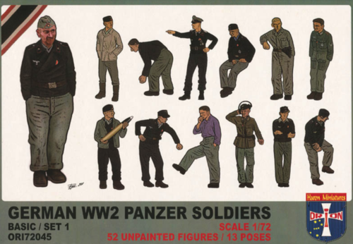 Orion 72045 German WW2 Panzer Soldiers Basic Set 1