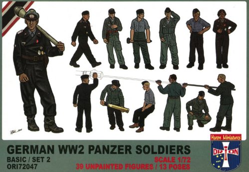 Orion 72047 German WW2 Panzer Soldiers Basic Set 2