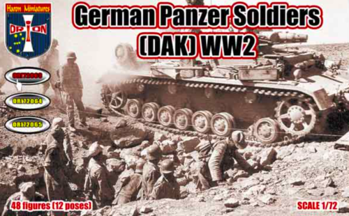 Orion 72063 German Panzer Soldiers DAK WW2