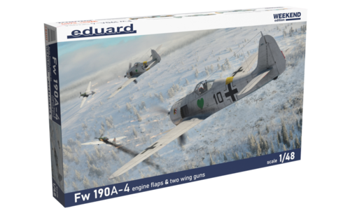 Eduard 84117 Fw 190A-4 w/ engine flaps & 2-gun wings Weekend edition