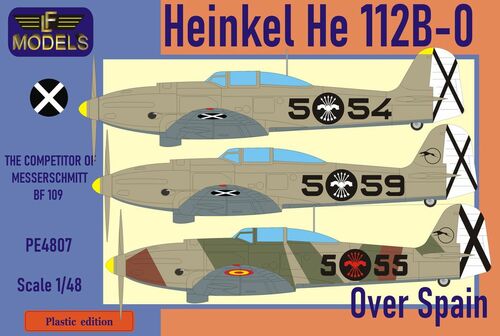 LF Models PE4807 Heinkel He 112B-0 over Spain