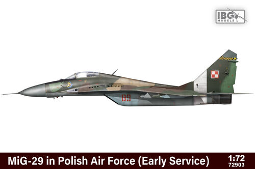 IBG 72903 MiG-29 in Polish Air Force (Early Service) (LIMITED EDITION - include additional 3d printed parts)