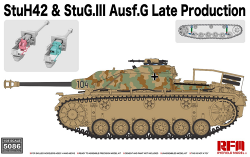 Rye Field Model RM-5086 StuH42 & StuG.III Ausf.G Late Production