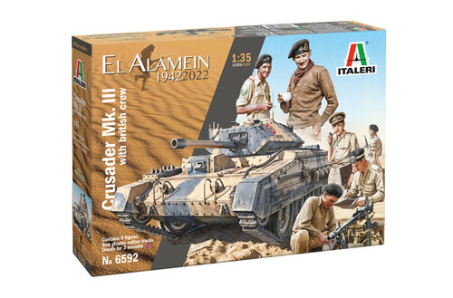 Italeri 6592 Crusader Mk. III with British Crew El Alamein