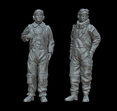 White Stork Miniatures F72030 Polish pilots 1939