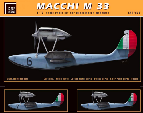 SBS Model 7027 Macchi M 33 'Schneider Trophy'
