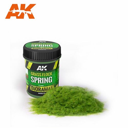 AK-Interactive 8219 Grass Flock 2mm Spring