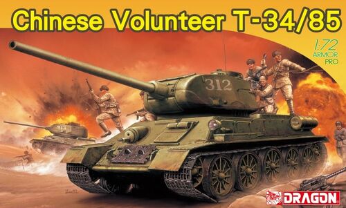 Dragon 7668 Chinese Volunteer T-34/85