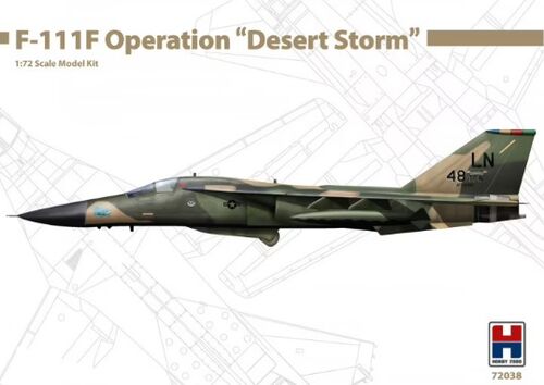 Hobby 2000 72038 General-Dynamics F-111F Operation " Desert Storm "